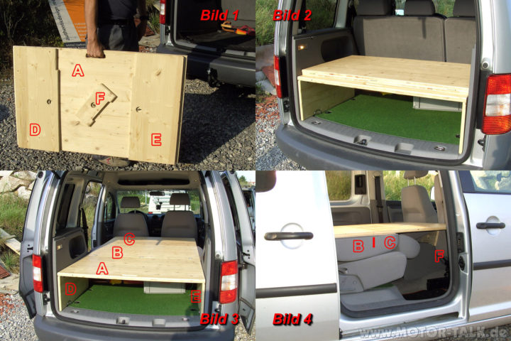 bett-caddy - Schlafen im Auto